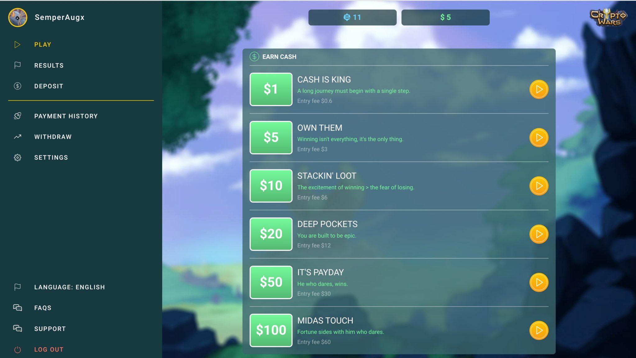 CryptoWars launches PVP play-to-earn version - BlockchainGamerBiz