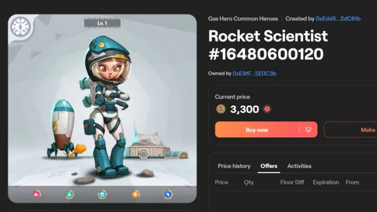 Gas Hero launch drives up Polygon NFT trading volume - BlockchainGamerBiz