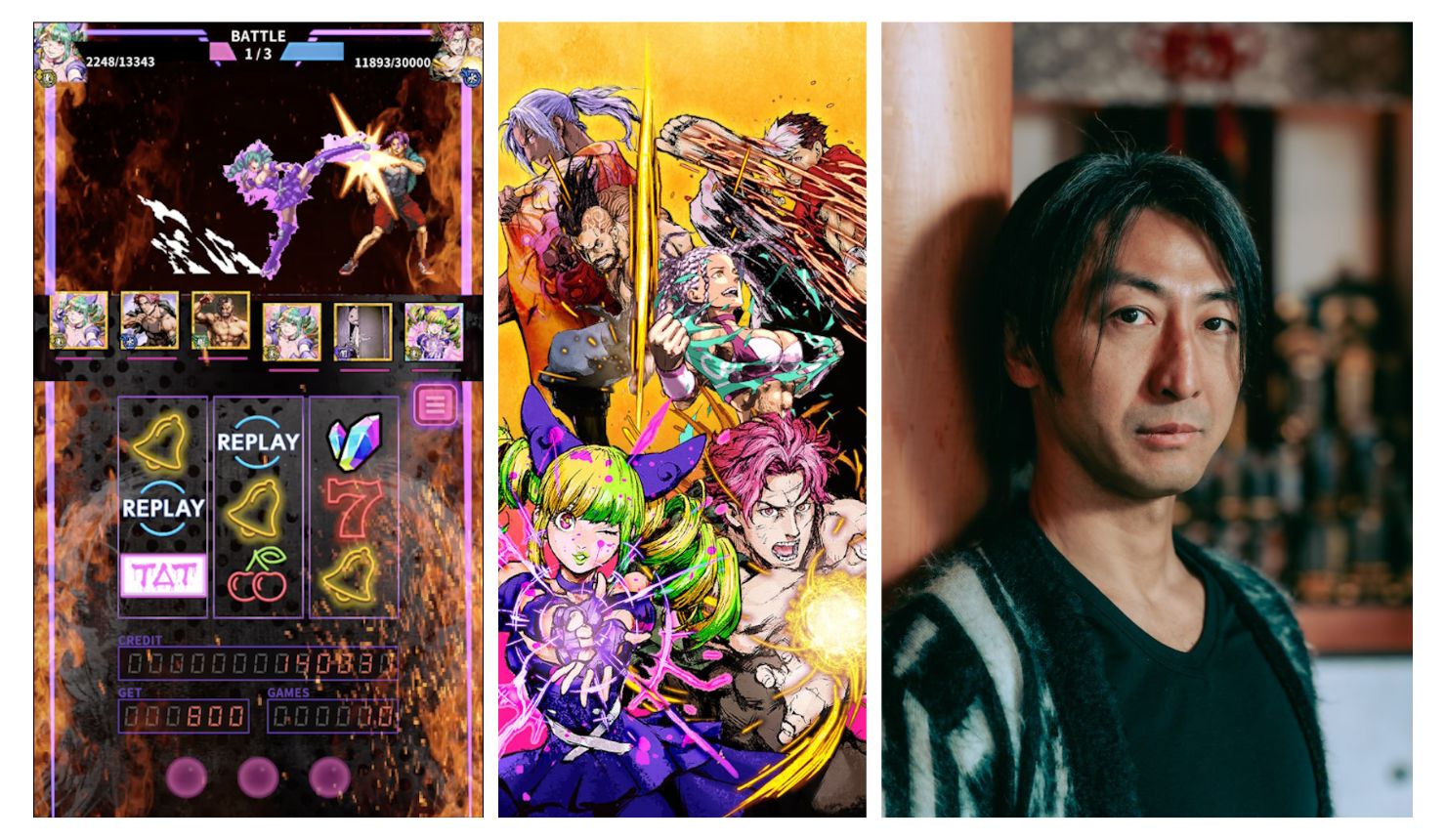 Industry veteran Tomoya Ogawa reveals mobile battler TAT Rumble, with NFTs by Tatsuro Iwamoto ...