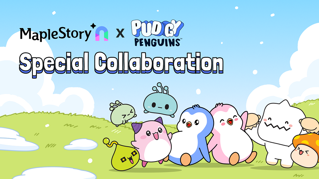 MapleStory N launches month-long Pudgy Penguins collab - BlockchainGamerBiz